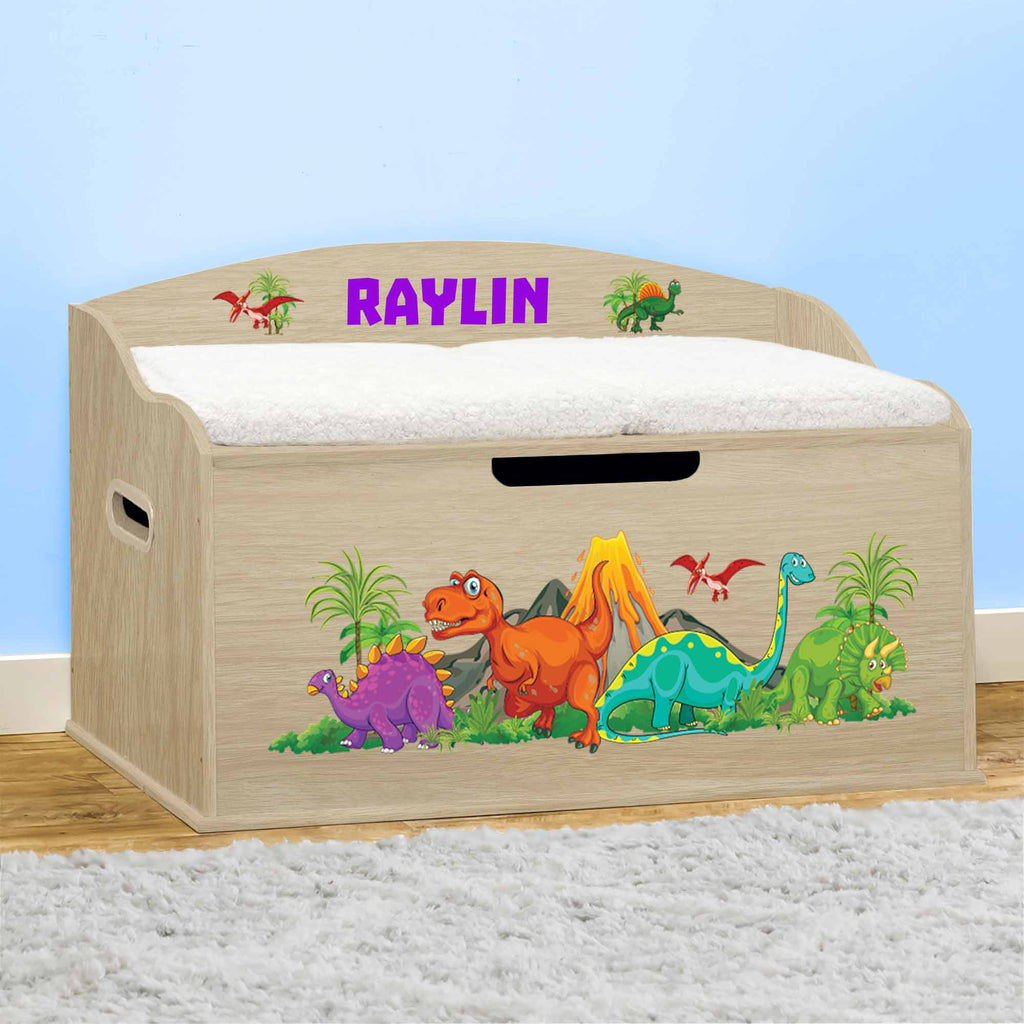 Personalized Dibsies Creative Wonders Dinosaurs Toy Box – Dibsies ...