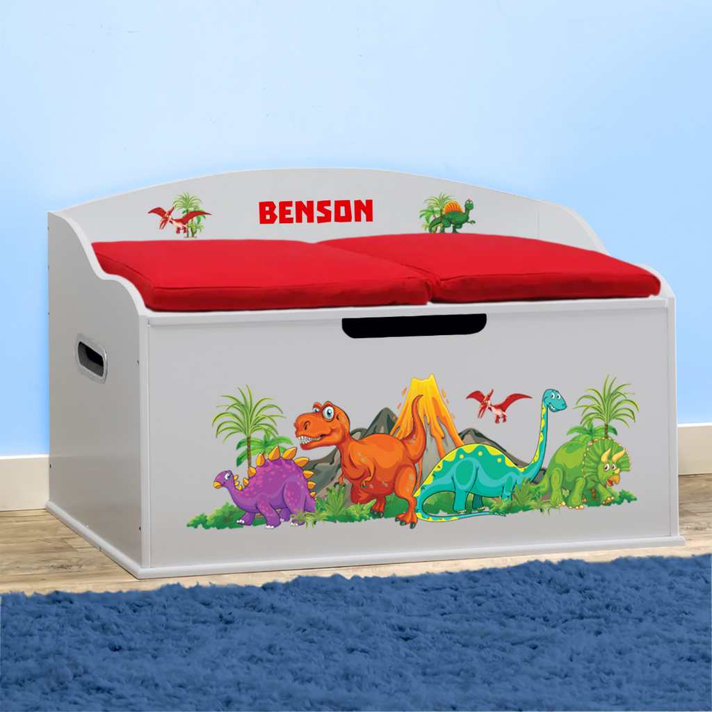 Personalized Dibsies Creative Wonders Dinosaurs Toy Box – Dibsies ...