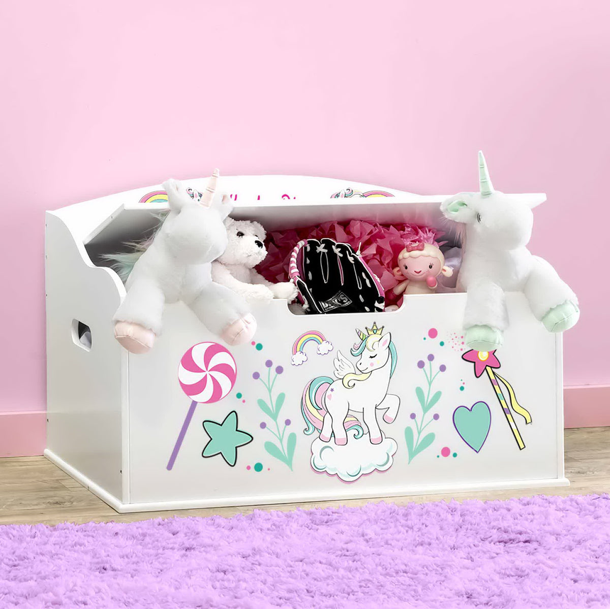 Kids Toy Box Personalized Creative Wonders Princess Toy Box Princess ...