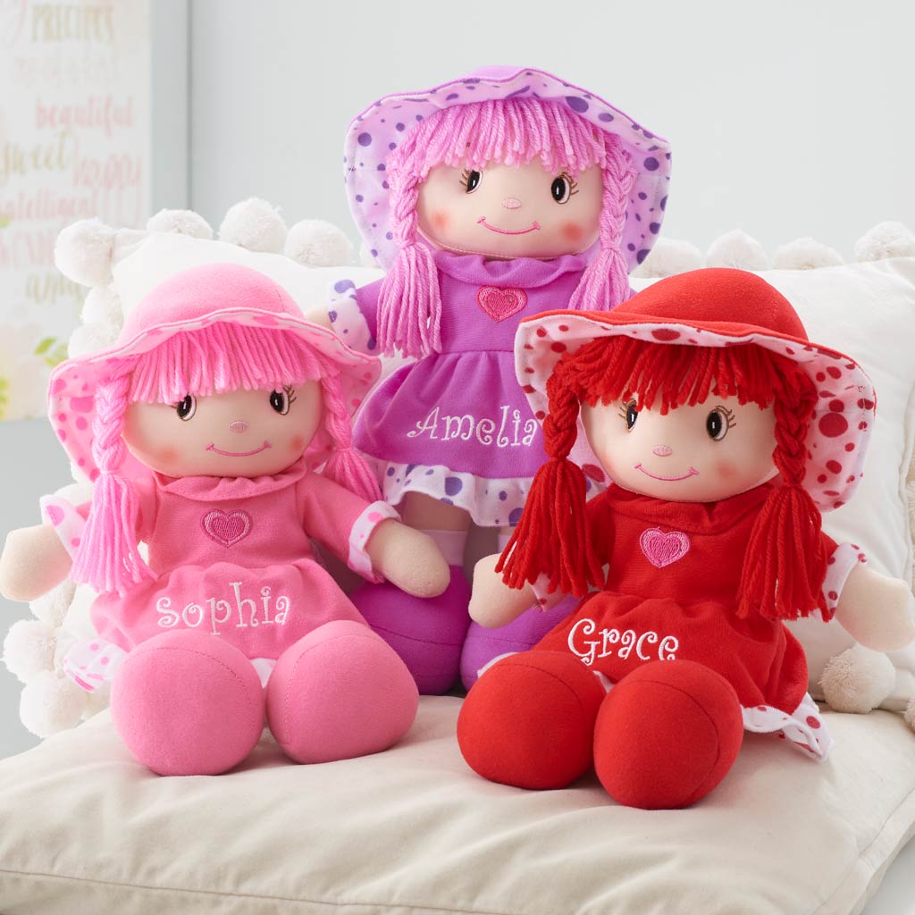 Personalized Sweetheart Cuddle Doll - 14 Inch – Dibsies Personalization ...